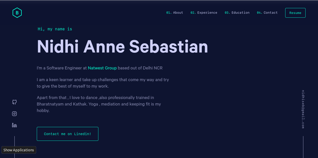 Nidhi Anne Sebastian